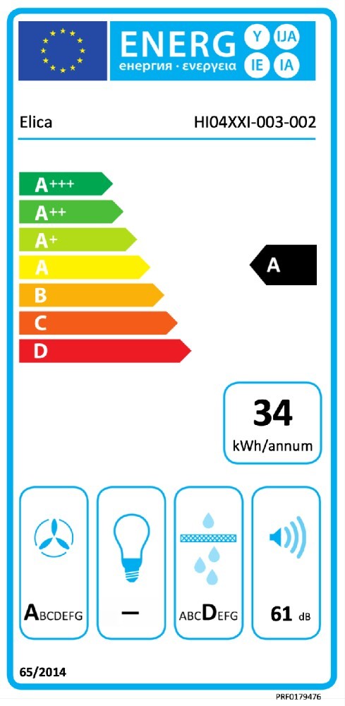 PRF0179476 ELICA NIKOLATESLA FIT XL BL/A/83 Indukcijska Ploča S Napom ...